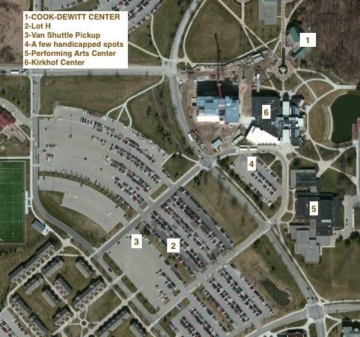 Grand Valley State University Campus Map - Map